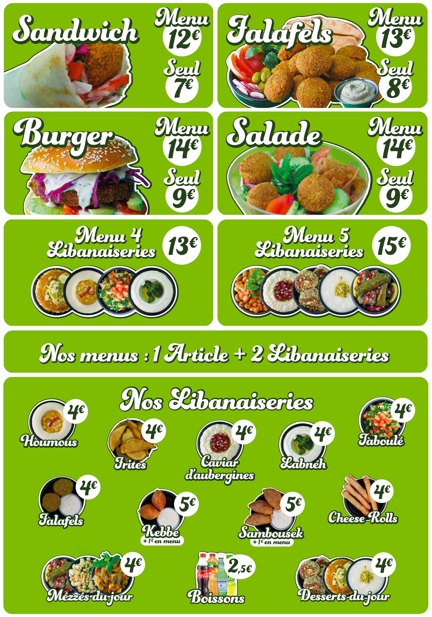 La Carte – Original Falafel